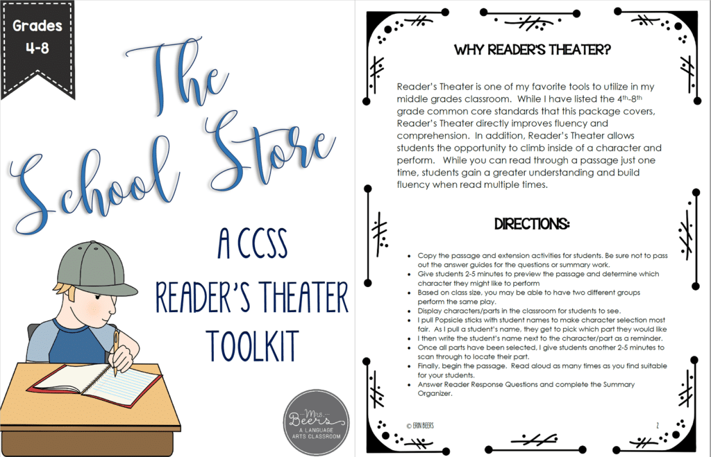 Reader s Theater For The Middle Grades