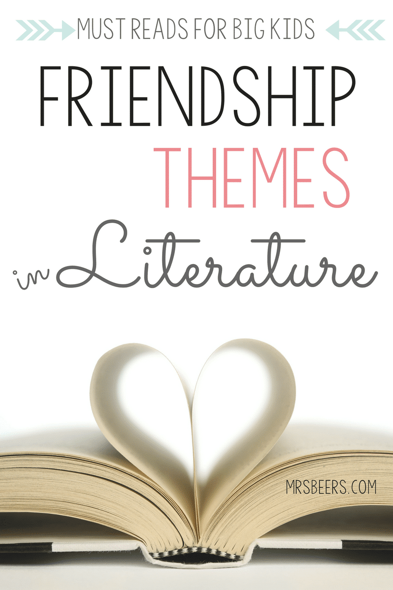 Friendship Themes In Books Upper Elementary Novels