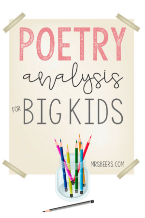 Poetry Analysis for Middle School Students