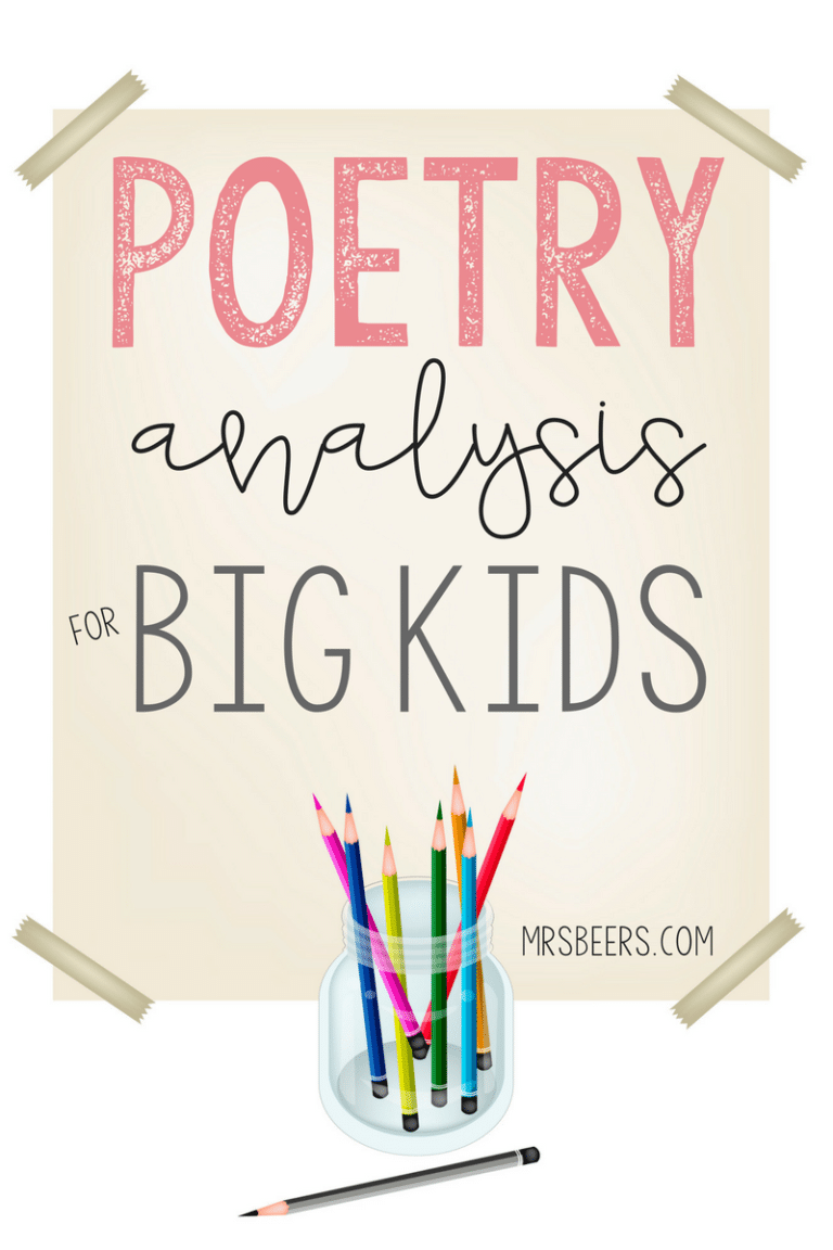 Poetry Analysis for Middle School Students