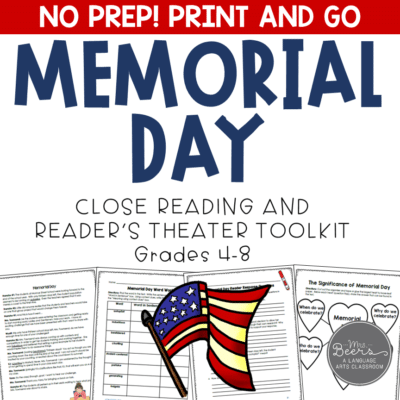 Teaching About Memorial Day!