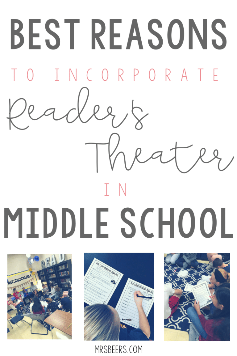 Best Reasons to Incorporate Reader's Theater into your Middle School ...