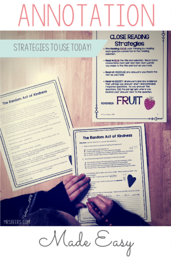 Engaging Struggling Readers with Annotation Strategies