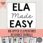 ELA Made Easy! CCSS and Daily 5 Aligned Lesson Plan Bundle
