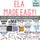 ELA Made Easy: Full Year Lesson Plan Bundle - Mrs. Beers Language Arts ...