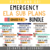 ELA Sub Plans Bundle for Grades 4-8 - Mrs. Beers Language Arts Classroom