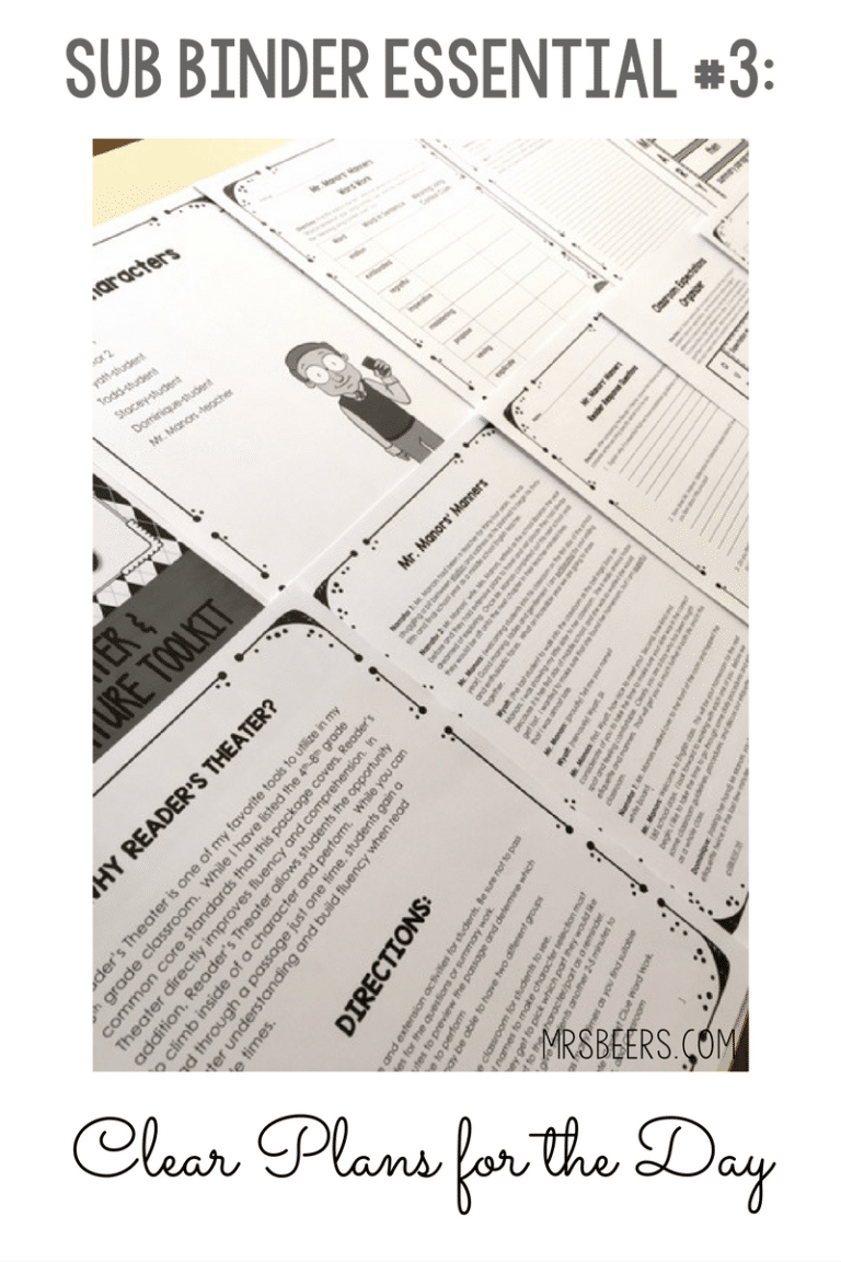 ELA Sub Plans (Made Easy!) for Middle School