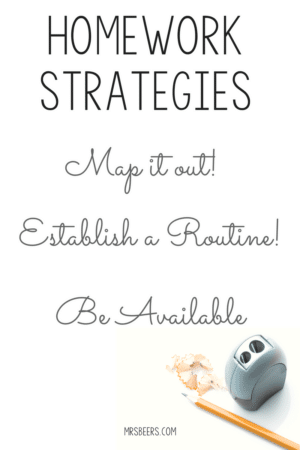 Strategies for Homework Success