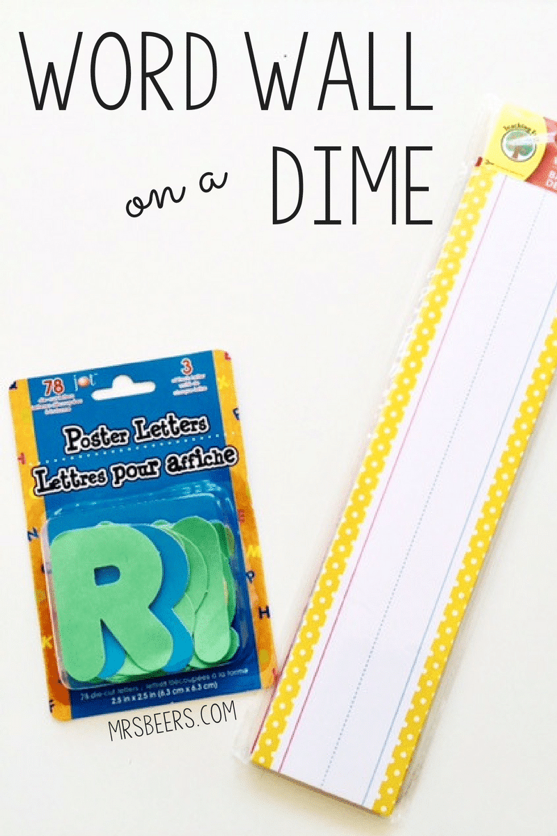 Word Wall on a DIME
