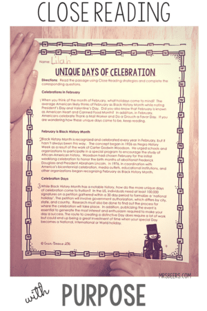 5 Tips for Teaching Close Reading