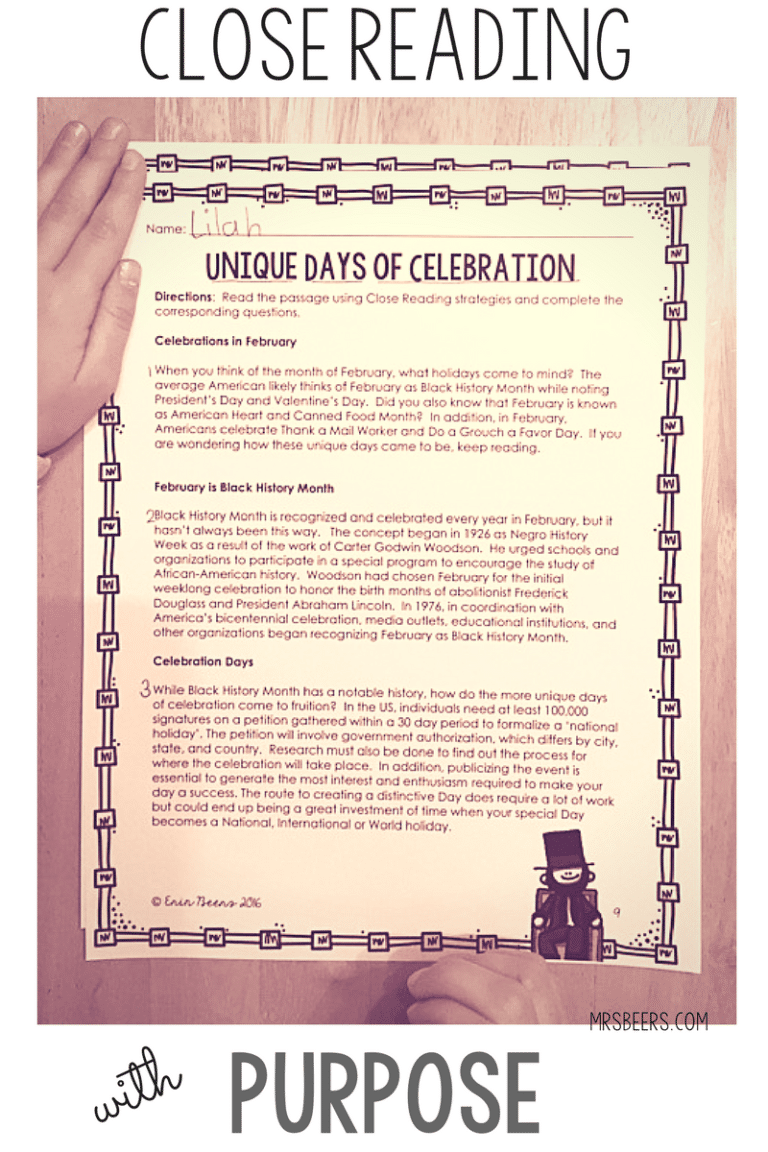 5 Tips for Teaching Close Reading