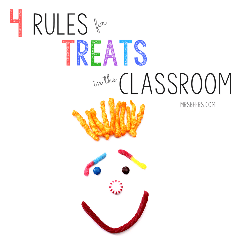 4 Rules for Treats in the Classroom