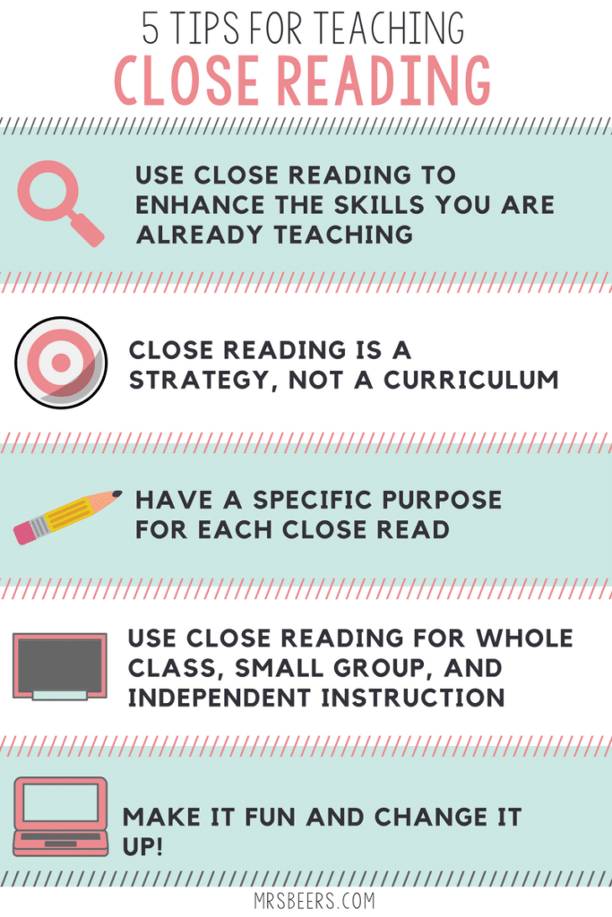 5 Tips For Teaching Close Reading