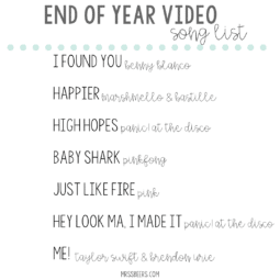 End of Year Slideshow Songs and Video Tips