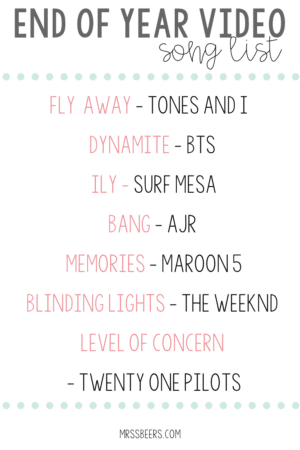 End of Year Slideshow Songs and Video Tips