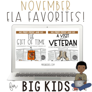 November ELA Favorites for Middle School