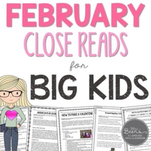 February ELA Favorites for Middle School