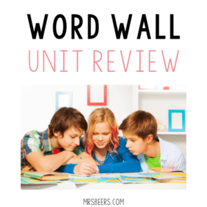 ELA Word Wall Ideas and Activities