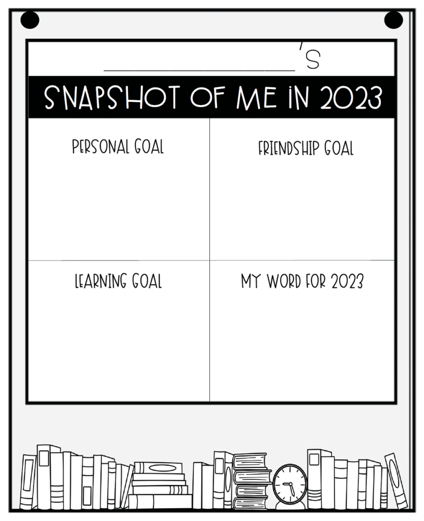 New Year's Writing Activities and Printables for After Winter Break