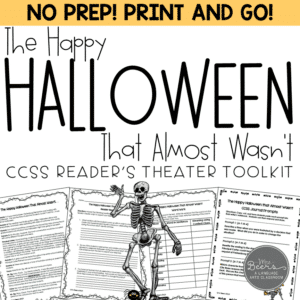 A Fun Halloween Reader's Theater Script for Middle School ELA!