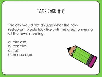 Task Cards (Made Easy!) for The Middle School Classroom