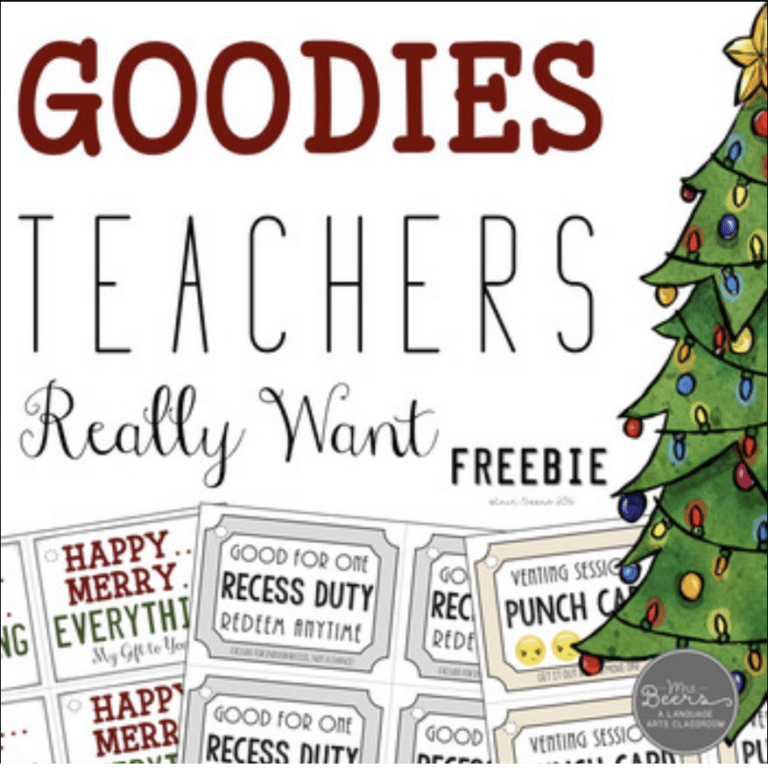 3 Free Christmas Printables for Your Middle School ELA Classroom