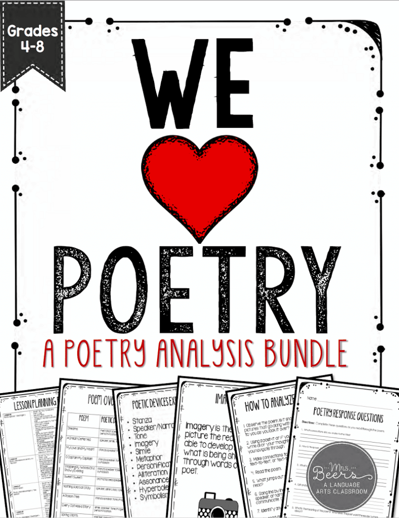 Poetry Analysis for Middle School Students