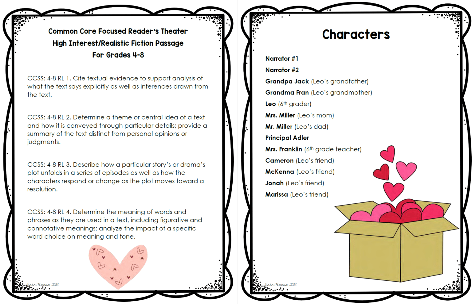 A Valentine's Day Reader's Theater for Middle School