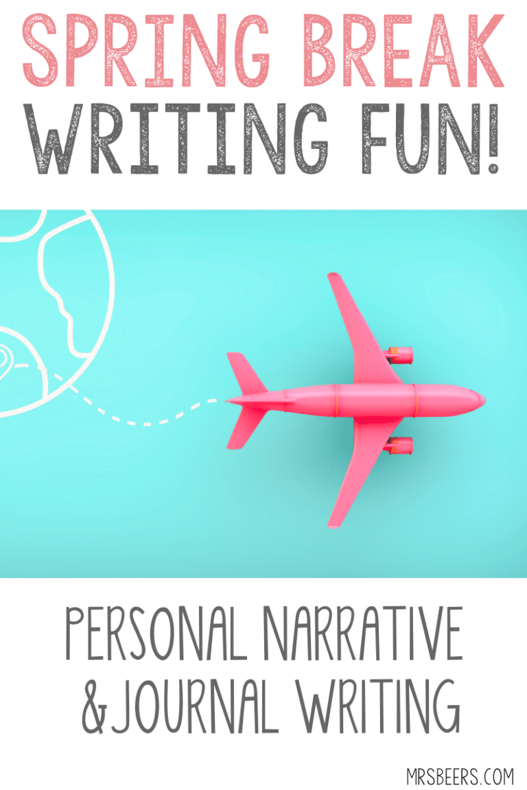 Spring Break Personal Narrative Essay and Journal Writing Activities