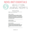 5 Essential Activities for Novel Study Units
