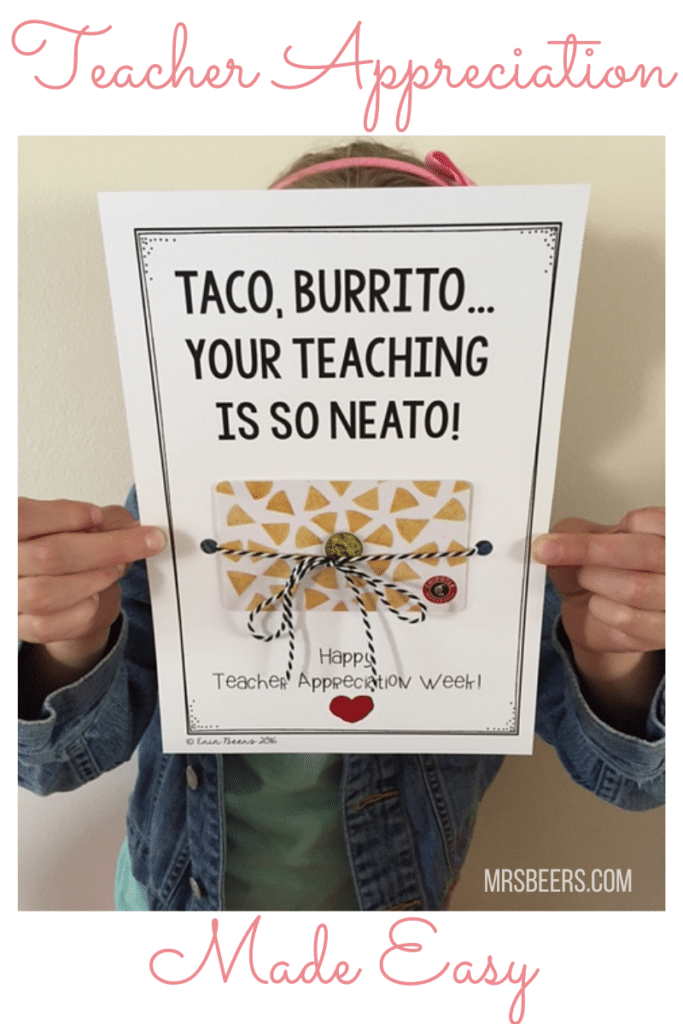 Teacher Appreciation Made Easy!