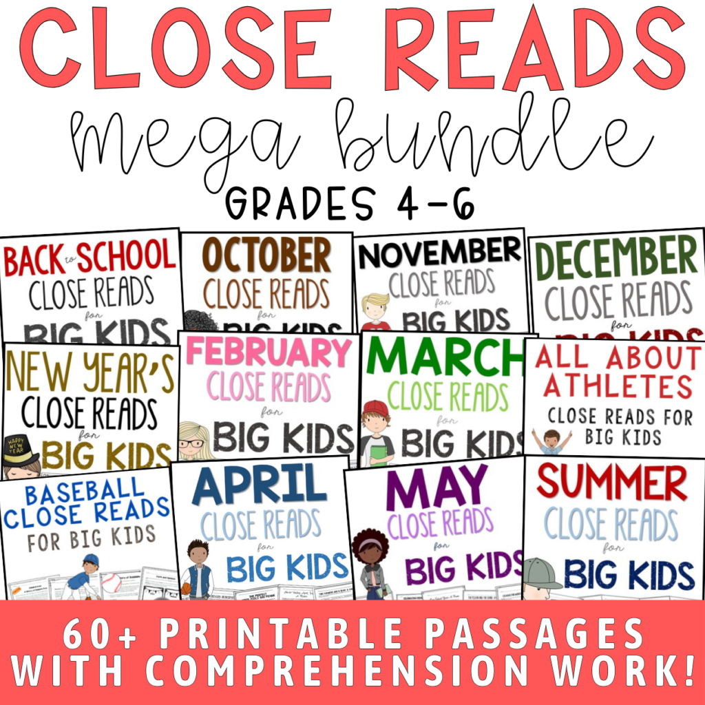 5 Tips for Teaching Close Reading