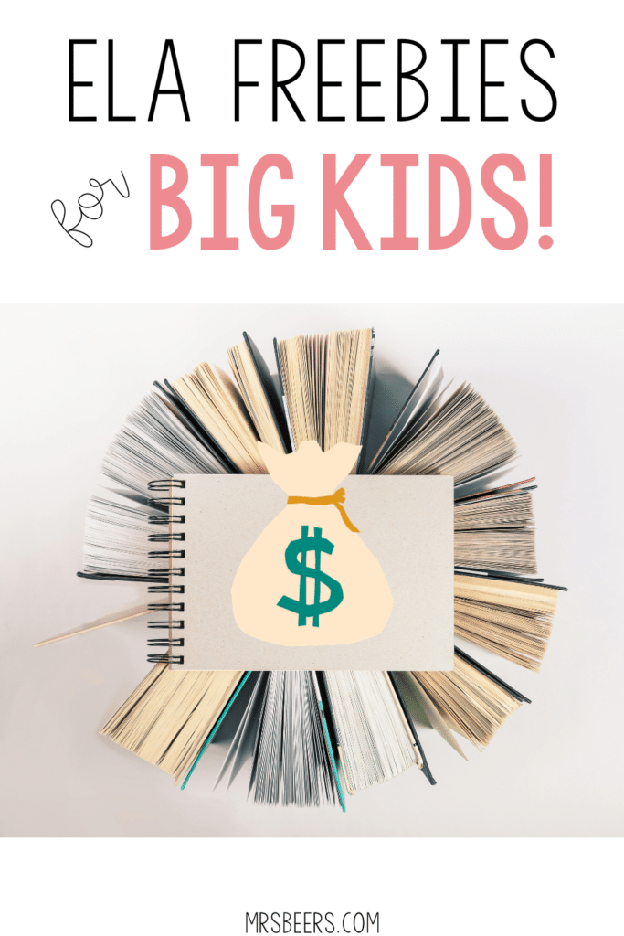 FREE Middle School ELA Resources