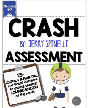 Crash Novel Study Ideas for Teachers