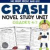 Crash Novel Study Ideas for Teachers
