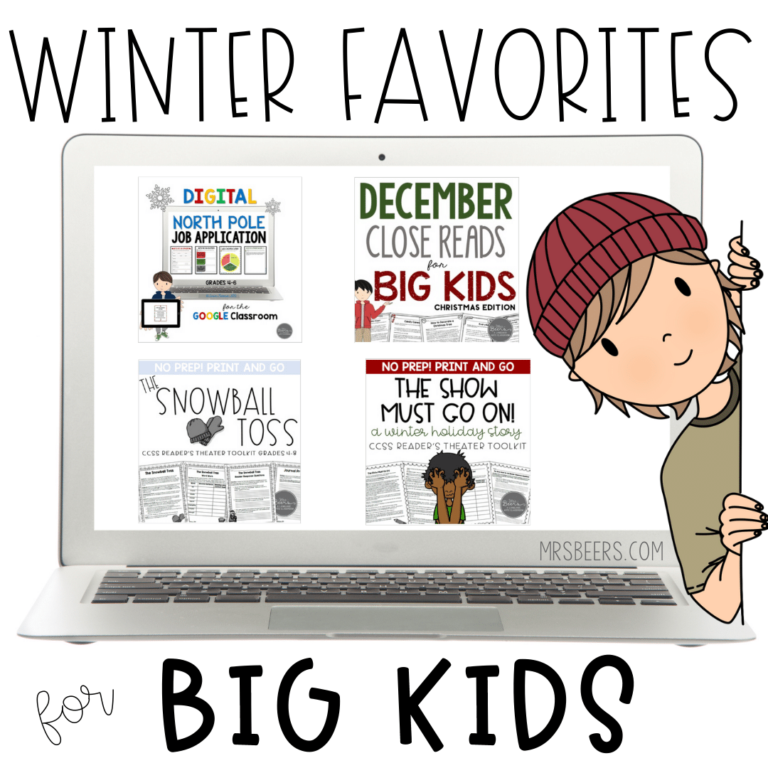 December ELA Favorites for Middle School