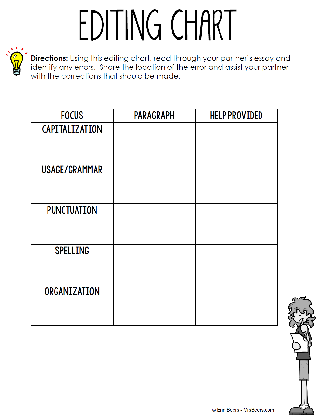 New Year's Resolution Essay Writing (MADE EASY!) for Middle School