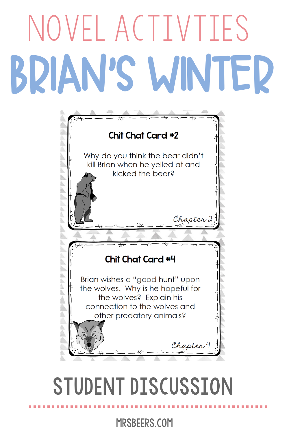 Brian's Winter Novel Study Activities