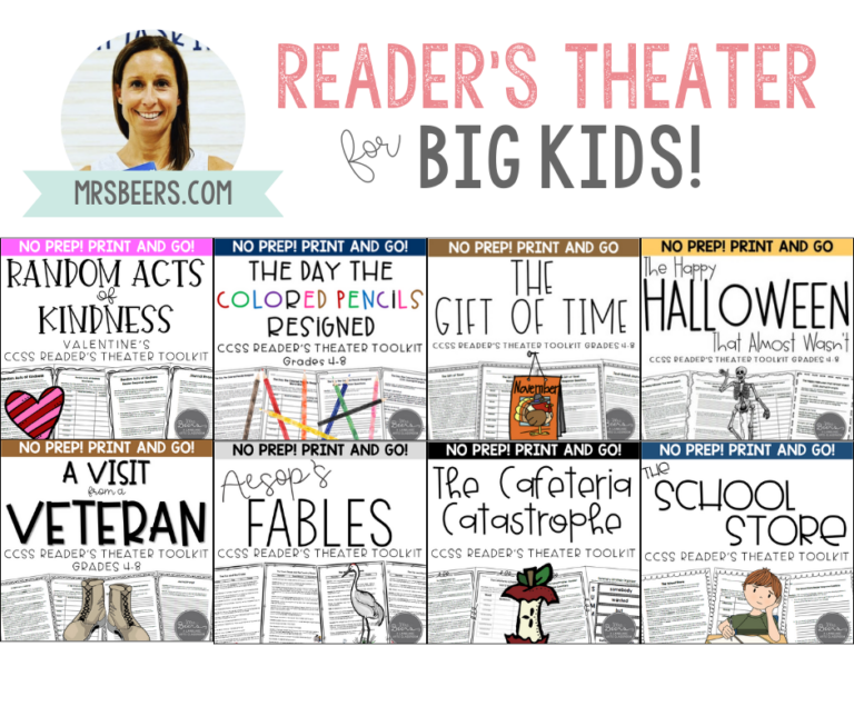 Readers Theater Scripts By Erin Beers - Mrs. Beers Language Arts Classroom