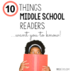 10 Things Middle School Students Want You to Know