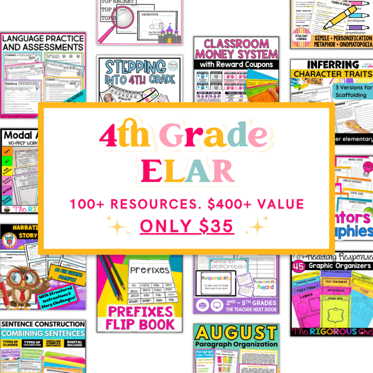 Ultimate ELA Bundle Deal: Perfect for Teachers, Tutors, and Homeschool!
