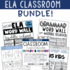 ELA Classroom Set-Up Made Easier