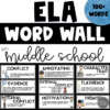 ELA Word Wall Ideas and Activities
