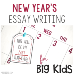New Year's Resolution Essay Writing (MADE EASY!) for Middle School