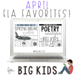 April ELA Activities for Middle School