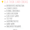 Task Cards (Made Easy!) for The Middle School Classroom
