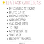 Task Cards Made Easy: 5 Classroom Ideas for Middle School ELA