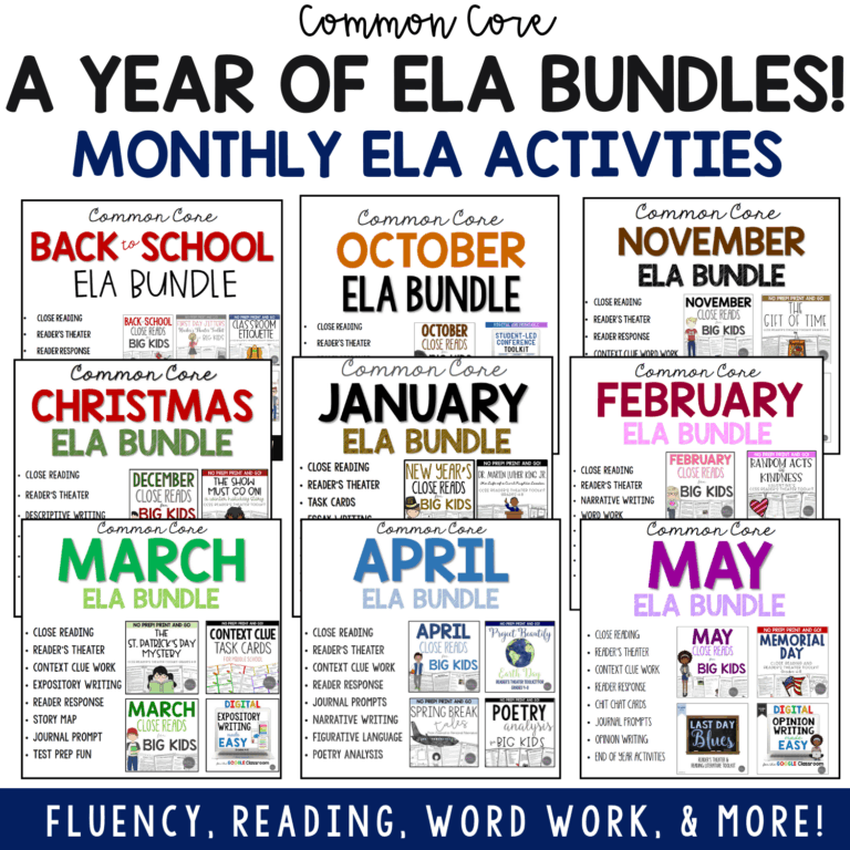 ELA Made Easy: Full Year Lesson Plan Bundle - Mrs. Beers Language Arts ...