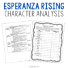 Esperanza Novel Study Ideas for Teachers