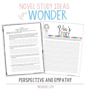 Wonder by RJ Palacio: Lesson Plans and Character Analysis Activities